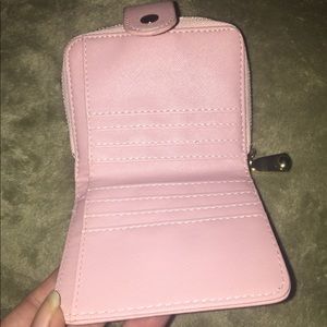Bags | Brand New Adorable Little Pink Wallet Holds Lots | Poshmark